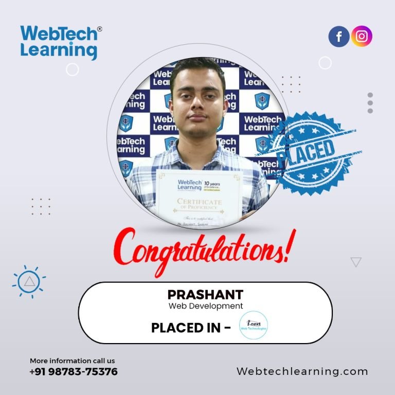 Web Designing Course in Chandigarh with 100% Job Placements